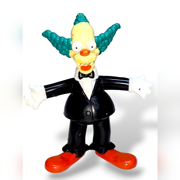 Source Unknown | Toys | Krusty The Clown Vampire Burger King Toy The ...